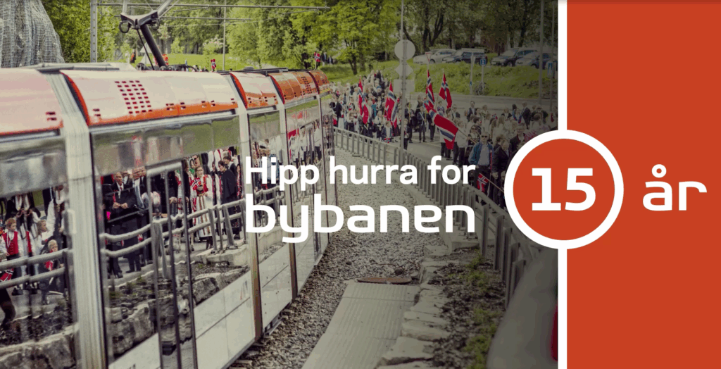 Bybanen 15 år 22. juni 2025 - Bybanen